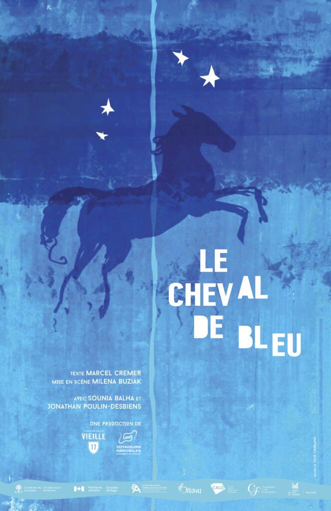 The Horse of Blue - Voyageurs Immobiles